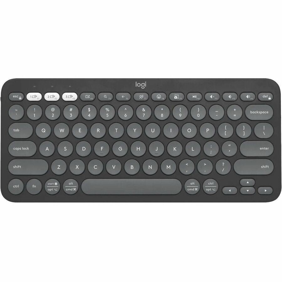 Buy the Logitech Pebble Keys 2 K380S Tonal Graphite Wireless Keyboard ...