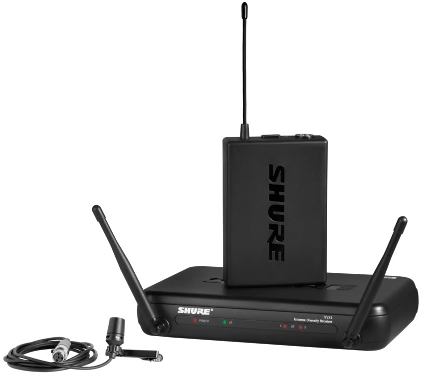 Buy the Shure SVX Wireless Lapel System with Receiver, Transmitter ...