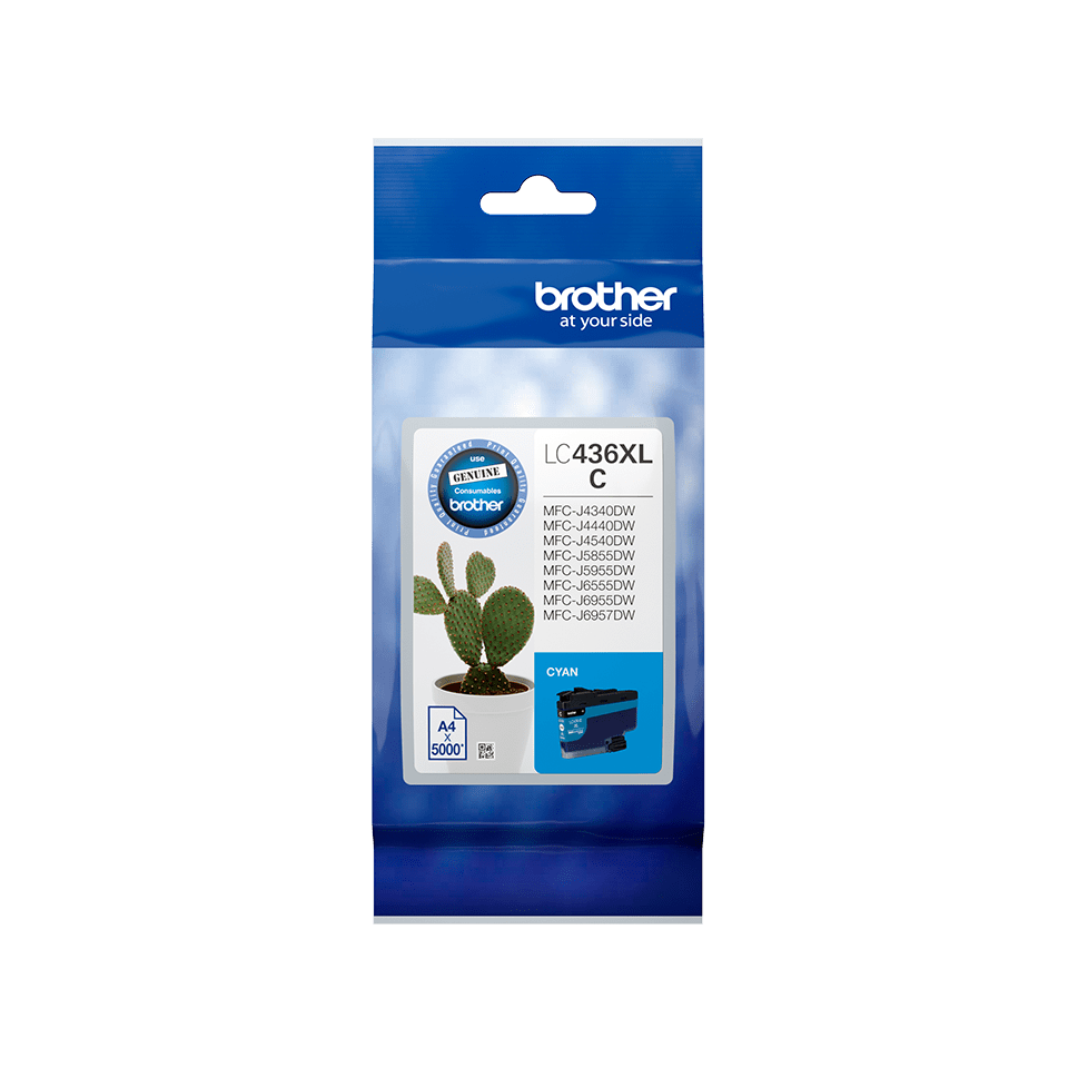 Buy the Brother 5k Yield Ink Tank LC436XLC (LC436XLC) – Cyber Island